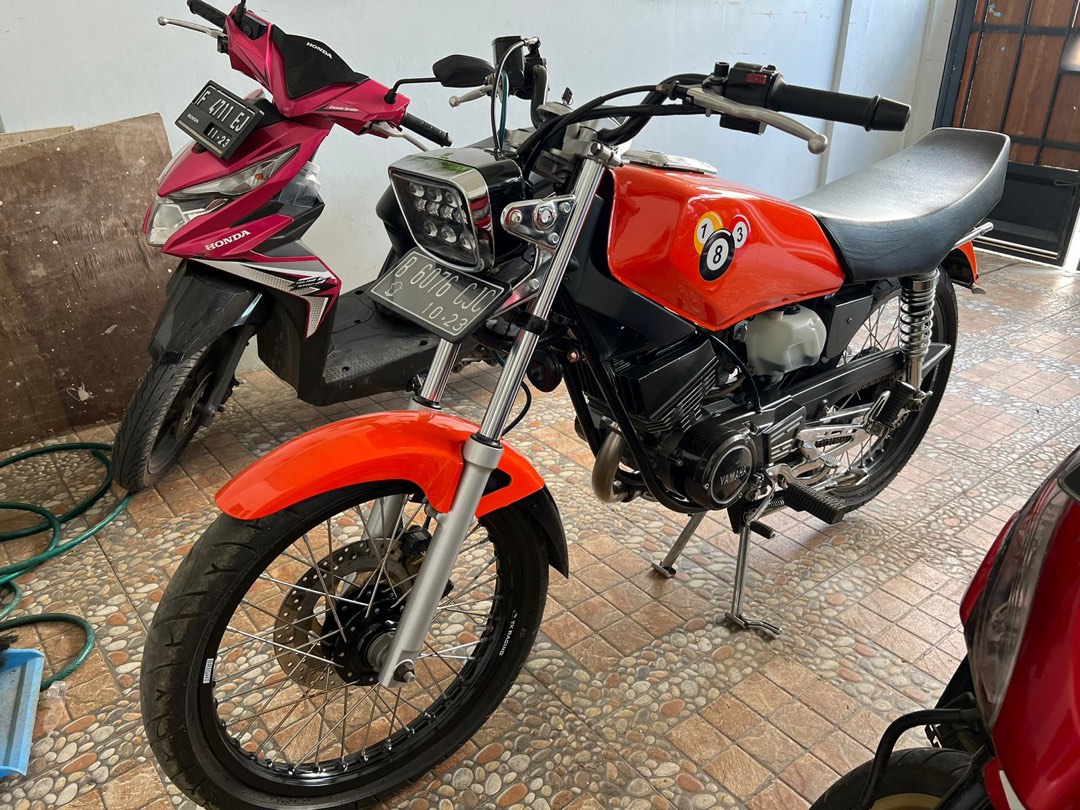 Yamaha rx king 2003 pajak On panjang plat putih f bogor kota, Motor di ...