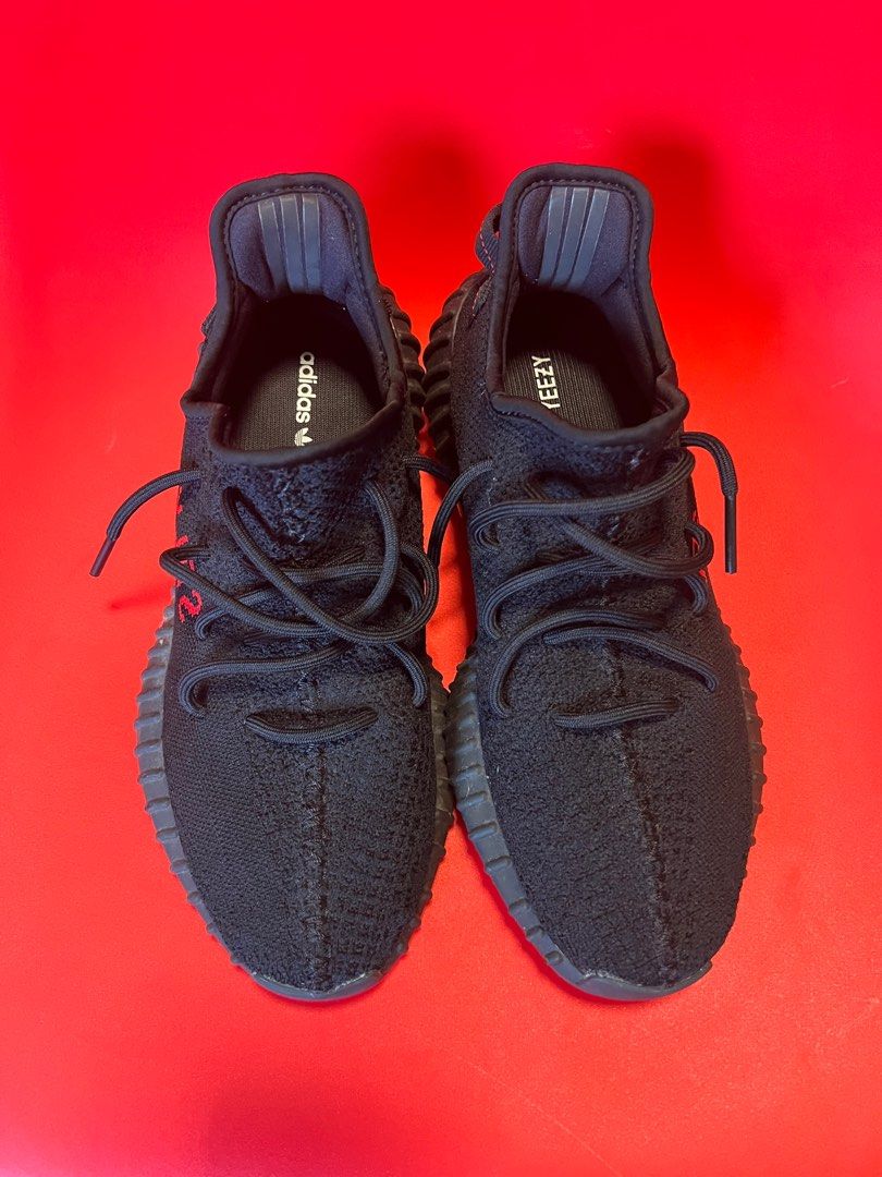 Yeezy Boost 350 V2 Bred, Men's Fashion, Footwear, Sneakers on Carousell