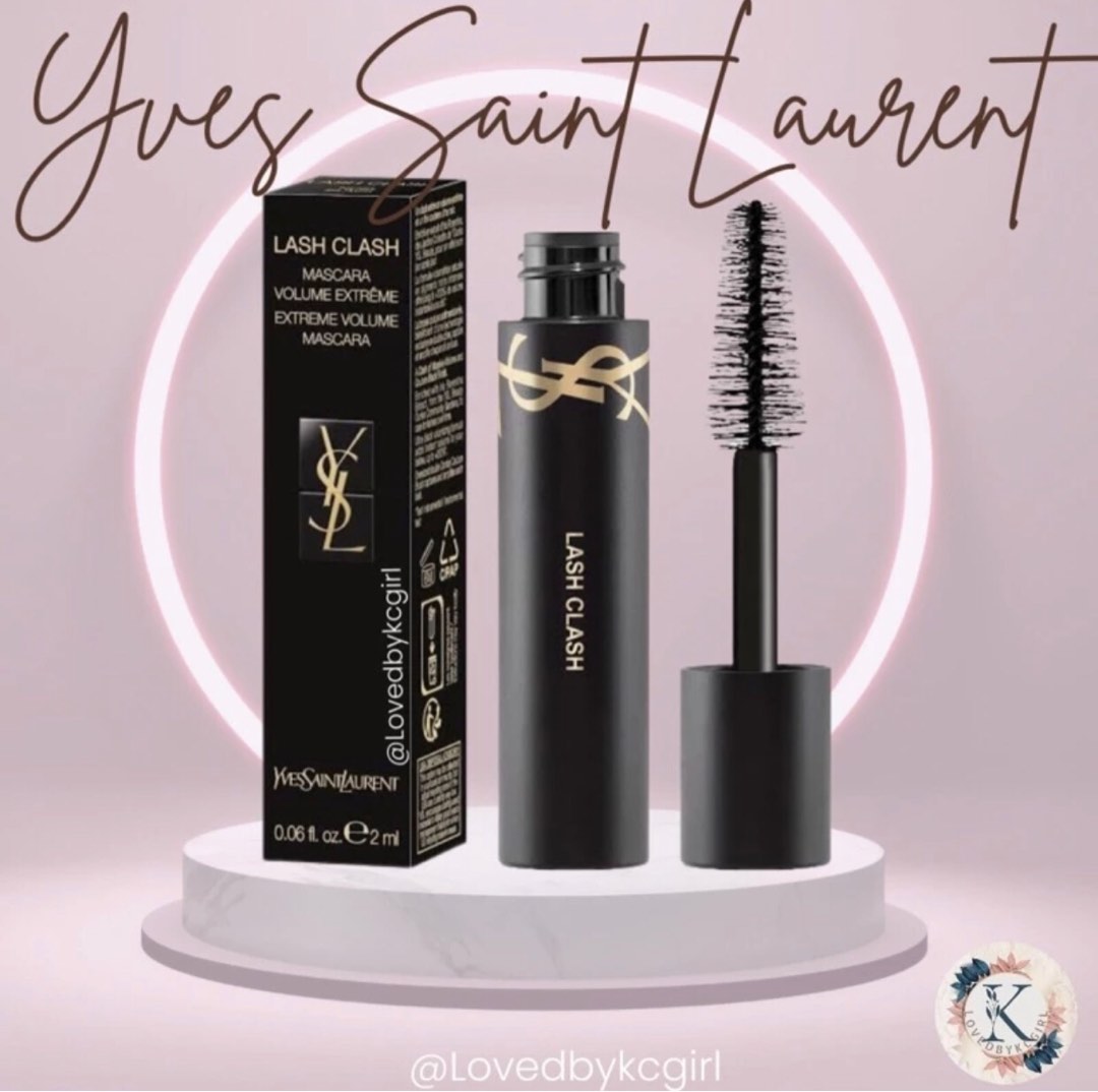 Ysl lash clash mascara with box, Beauty & Personal Care, Face, Makeup ...