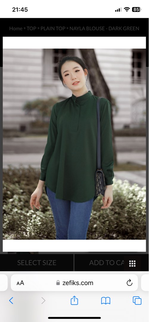 Zefiks top, Women's Fashion, Tops, Blouses on Carousell