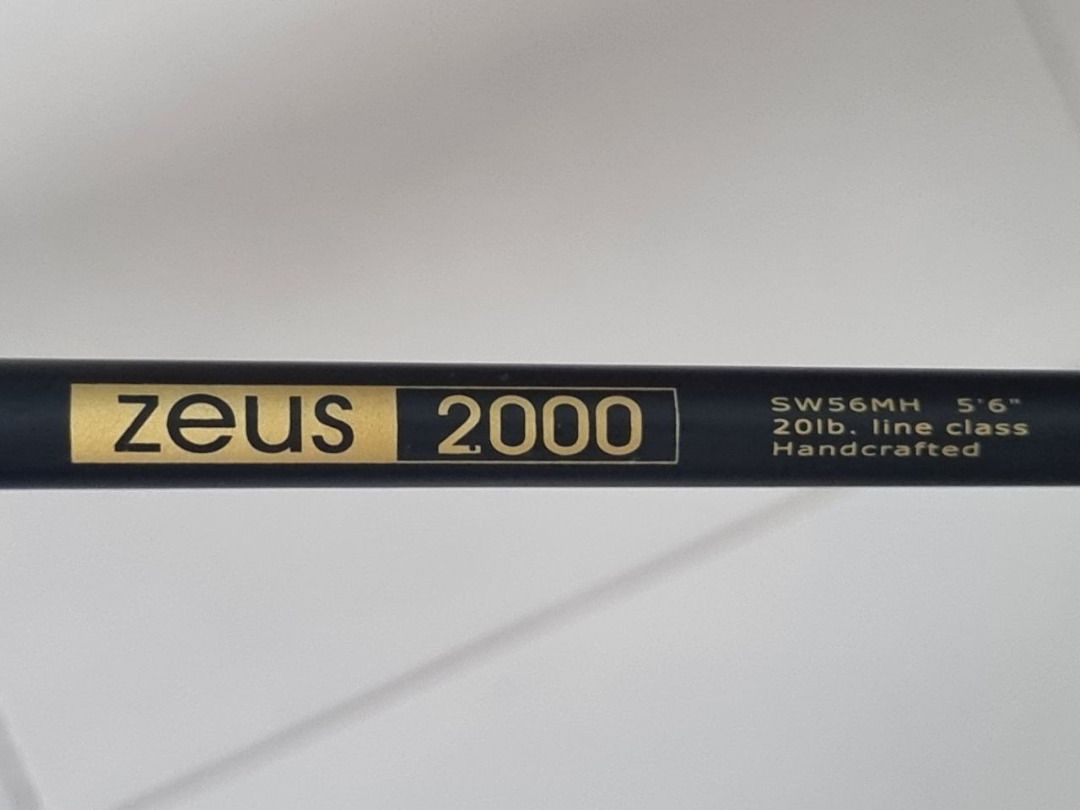 Zeus 2000 Handcrafted - Japanese's Fishing Rod, Sports Equipment, Fishing on Carousell