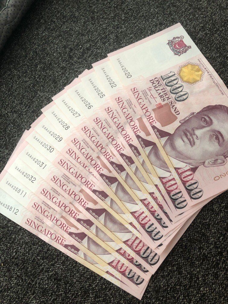 $1000 Singapore currency note, Hobbies & Toys, Memorabilia ...