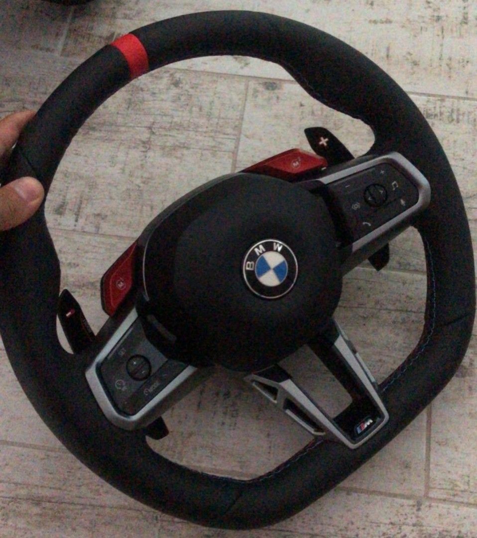 2023 2024 BMW latest G60 i5 i7 X1 M sport flat bottom steering for G ...