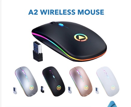 2.4Ghz Wireless Mouse Custom Accesories 3 Adjustable DPI 1000 1200 1600 ...