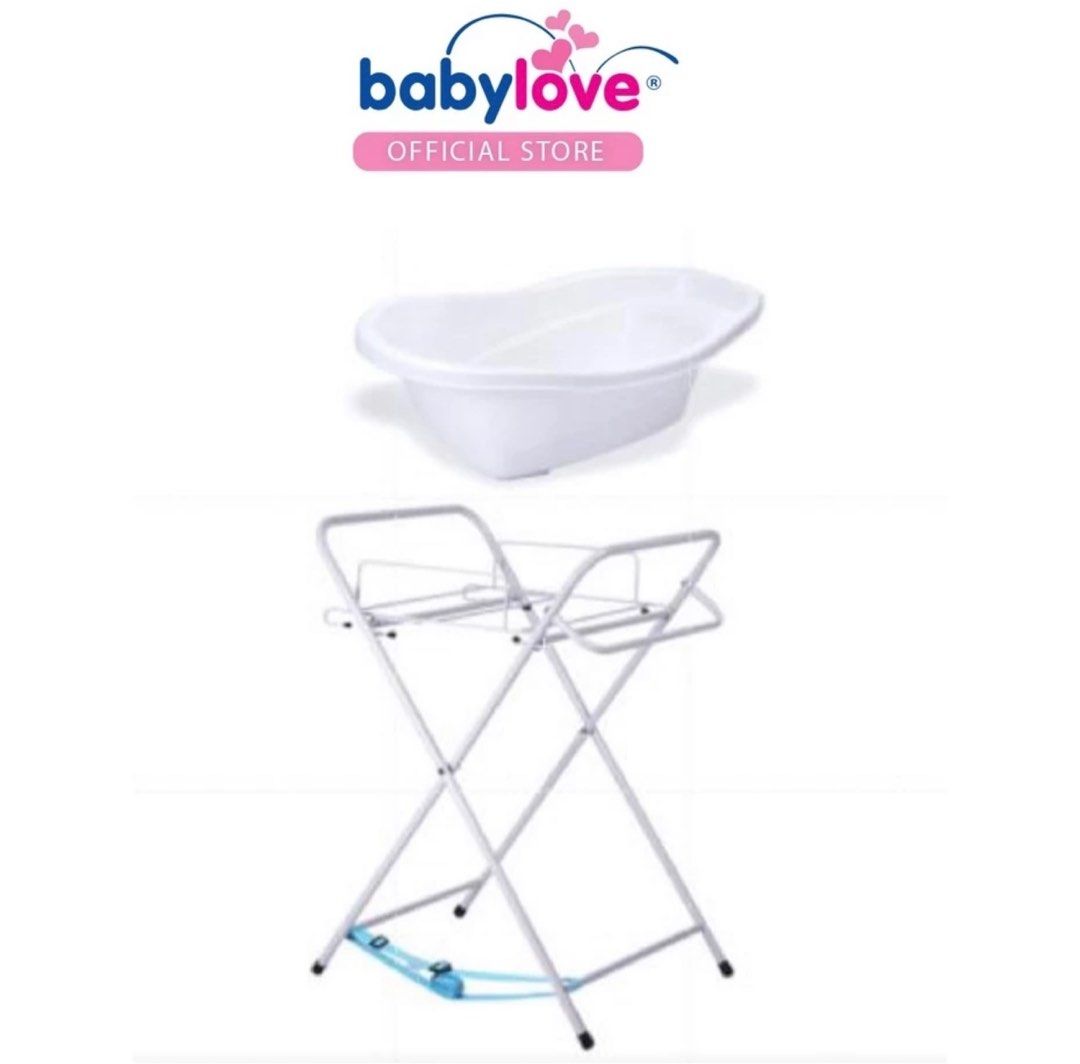 2 in 1 Baby bath tub stand, Babies & Kids, Bathing & Changing, Bathtub ...