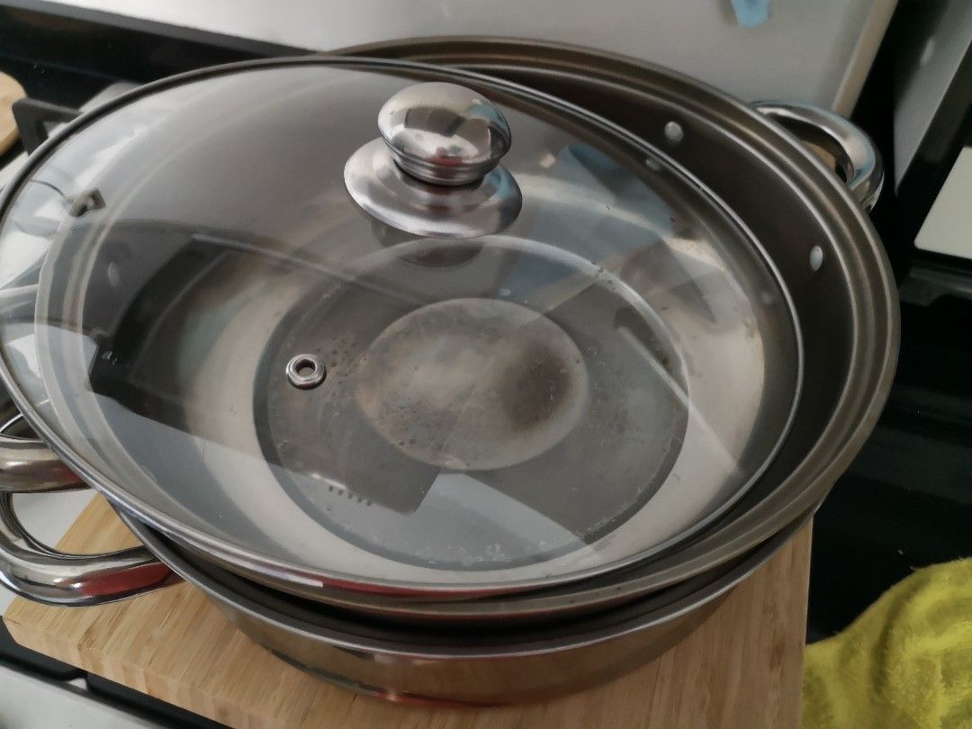 2 layer-Steamer wok, Furniture & Home Living, Kitchenware & Tableware ...