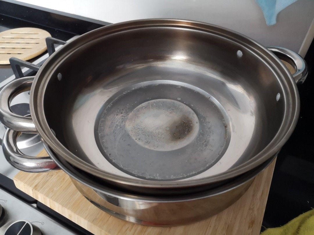 2 layer-Steamer wok, Furniture & Home Living, Kitchenware & Tableware ...