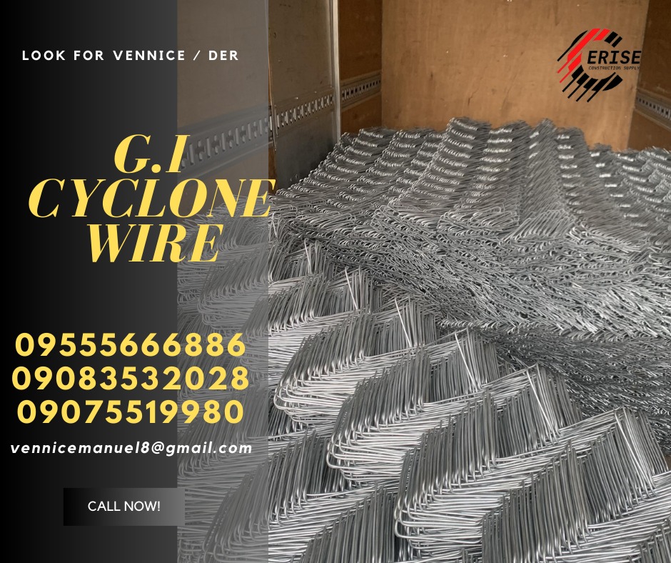 2X2 cyclone wire G.I/PVC, Commercial & Industrial, Industrial Equipment ...