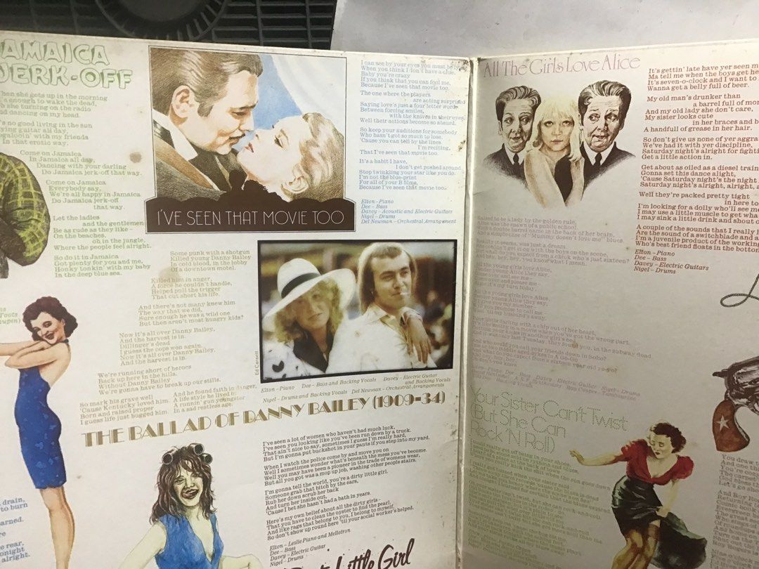 2x LP Elton John - Goodbye Yellow Brick Road OOP DOUBLE VINYL RECORD ...