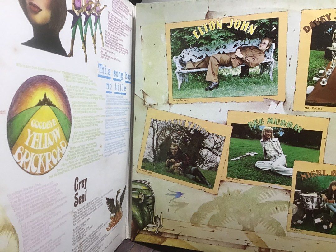 2x LP Elton John - Goodbye Yellow Brick Road OOP DOUBLE VINYL RECORD ...