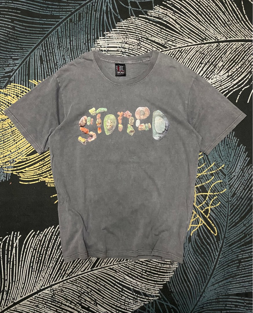 90s STONED TEE, Men's Fashion, Tops & Sets, Tshirts & Polo Shirts on ...