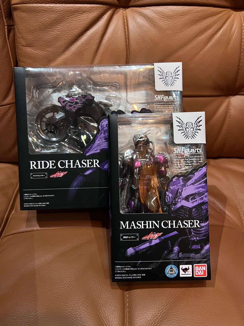 全新 日版 SHF Rider Driver Mashin Chaser Ride Chaser 魔進 幪面超人, 興趣及遊戲, 玩具 ...