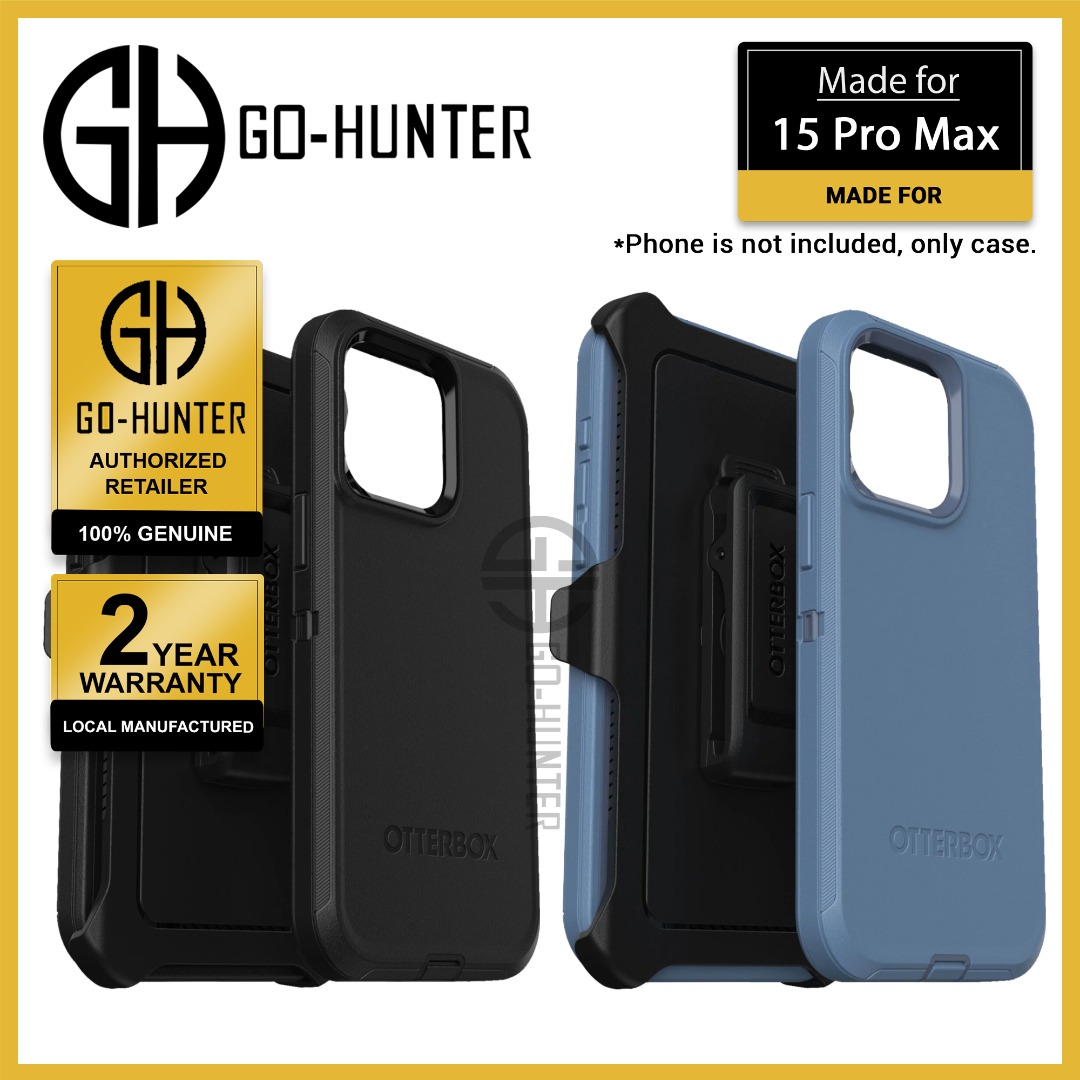 [ iPhone 15 Pro Max ] Otterbox Defender Series with Holster Clips ...