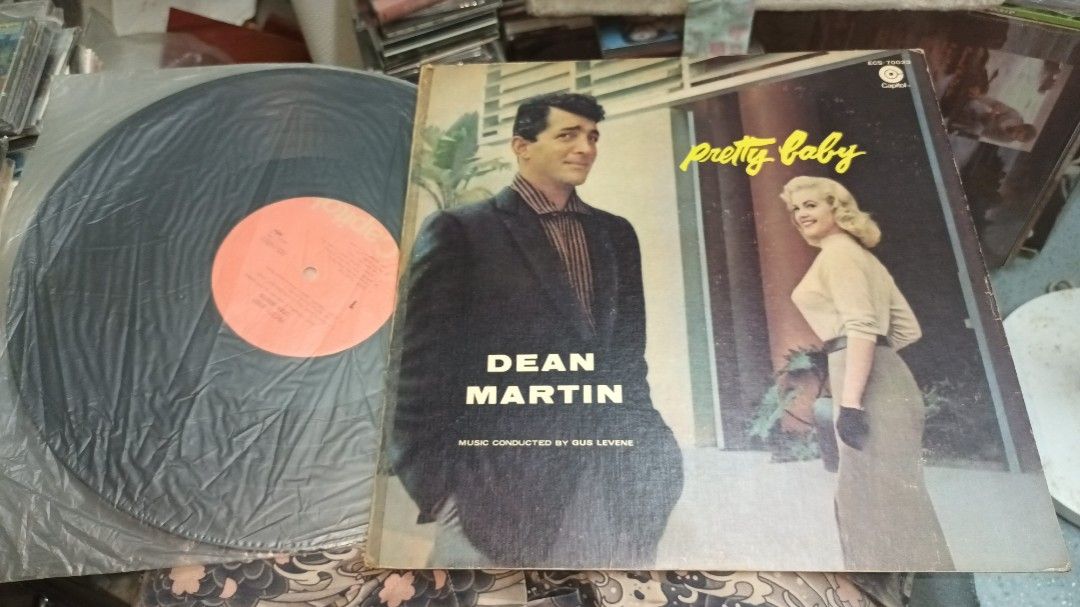 外語系列 JAZZ名盤 DEAN MARTIN PRETTY BABY 日本版 舊版 黑膠 LP MUSIC CONDUCTED BY GUS ...