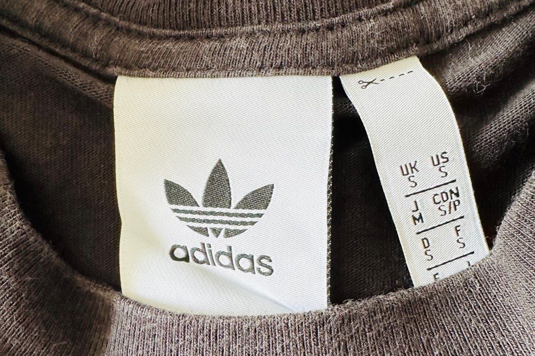 Adidas Originals Double Sided Label Logo T-Shirt, Men's Fashion, Tops ...