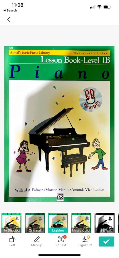 Alfred Lesson Book Level 1B, Hobbies & Toys, Music & Media, Music ...