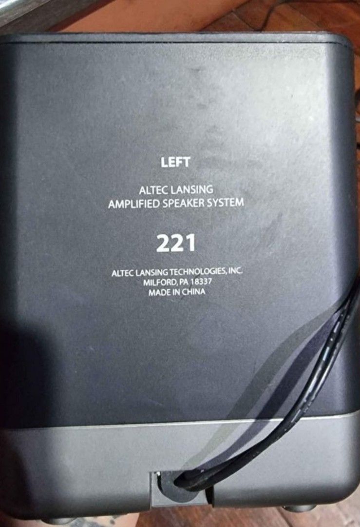 Altec Lansing 221 subwoofer 2.1 speakers, Audio, Soundbars, Speakers ...