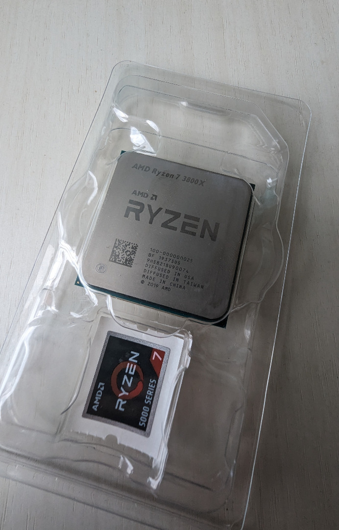 AMD Ryzen 7 3800x 8 core 16 thread CPU, Computers & Tech, Parts ...