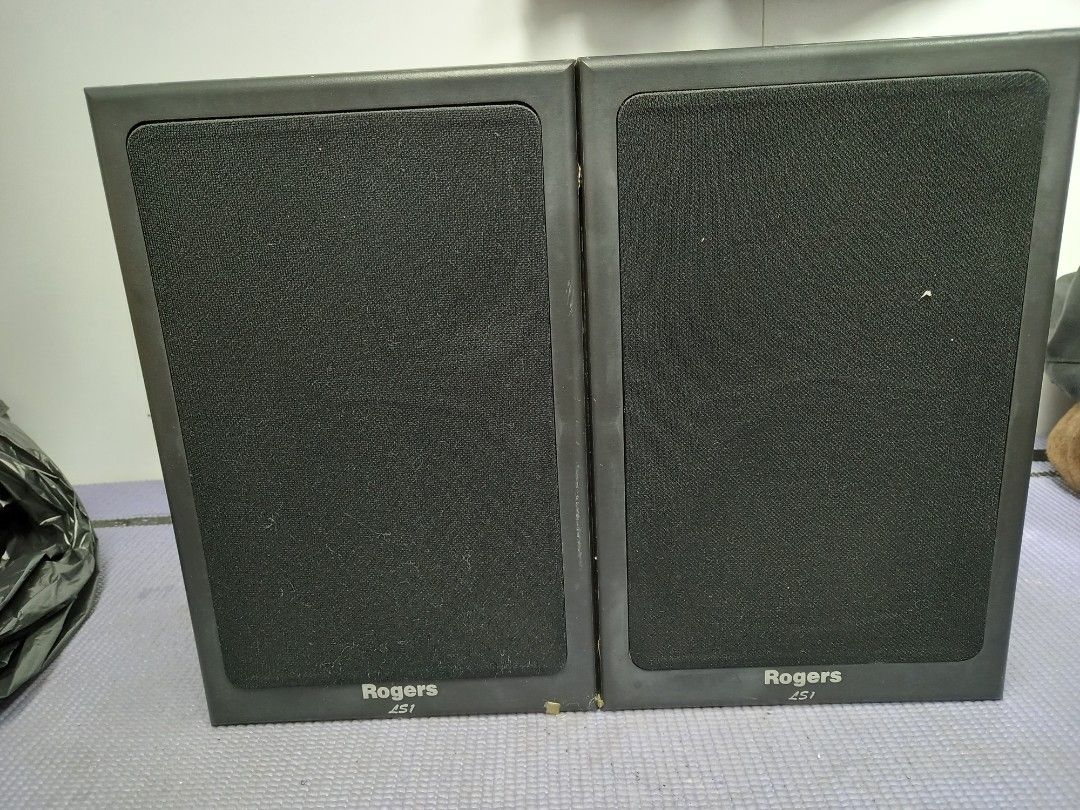 Amplifier and Rogers LS1 speakers, 音響器材, Soundbar、揚聲器、藍牙喇叭、耳擴 - Carousell