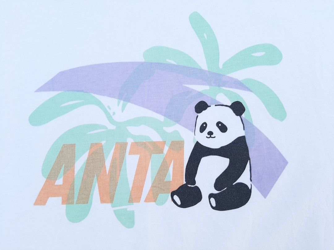 Anta Panda, Men's Fashion, Tops & Sets, Tshirts & Polo Shirts on Carousell