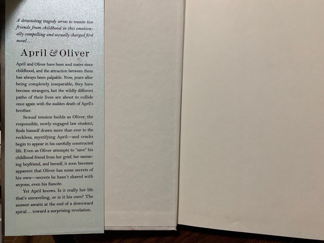 April and Oliver ( hard cover edition) by Tess Callahan, Hobbies & Toys ...