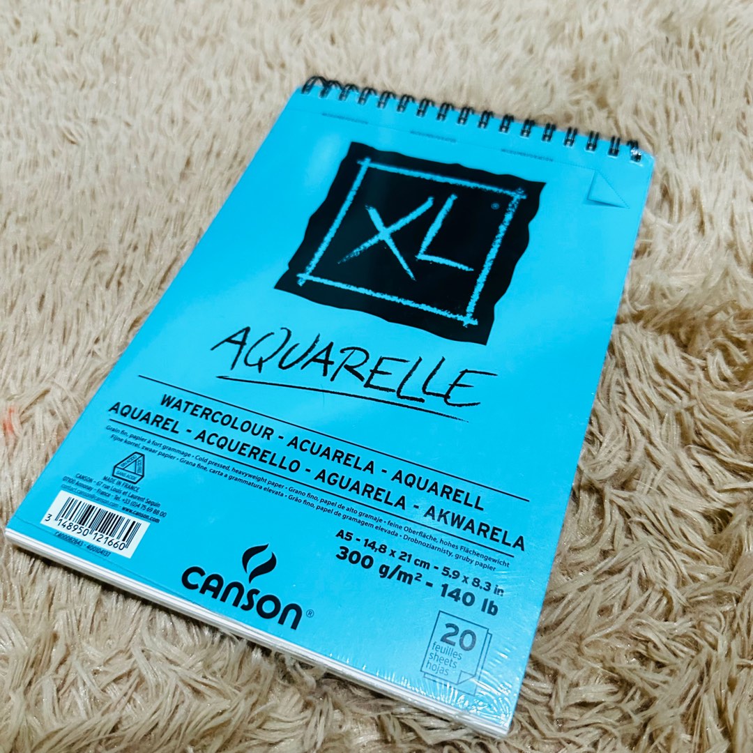 Aquarelle canson watercolor paper, Hobbies & Toys, Stationary & Craft ...