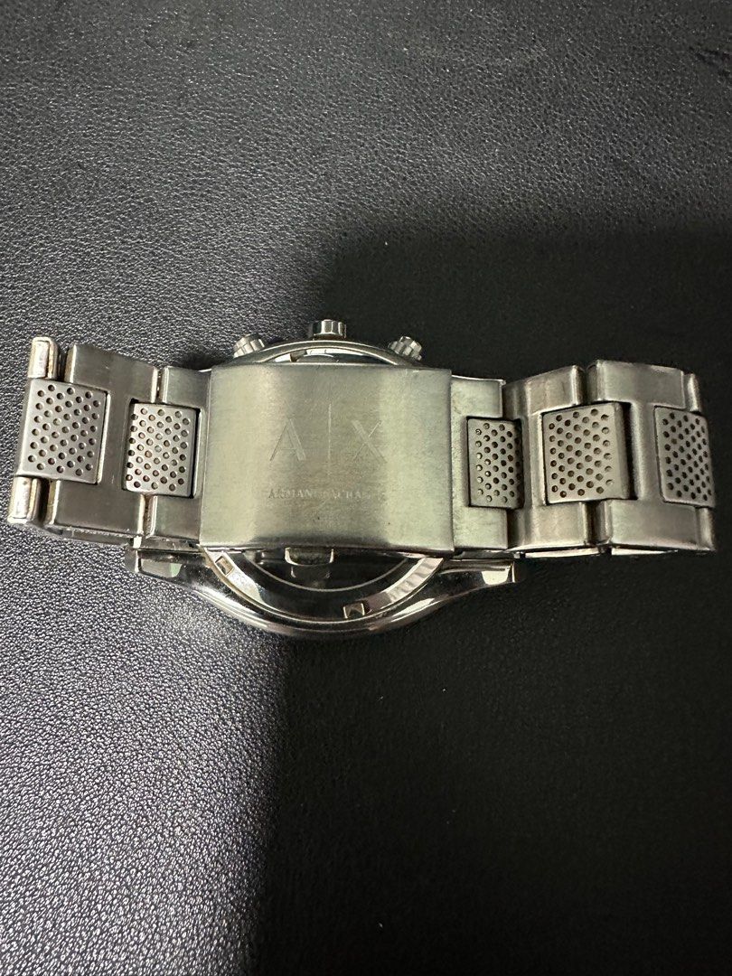 Armani exchange AX1612 SS watch, Men's Fashion, Watches & Accessories ...