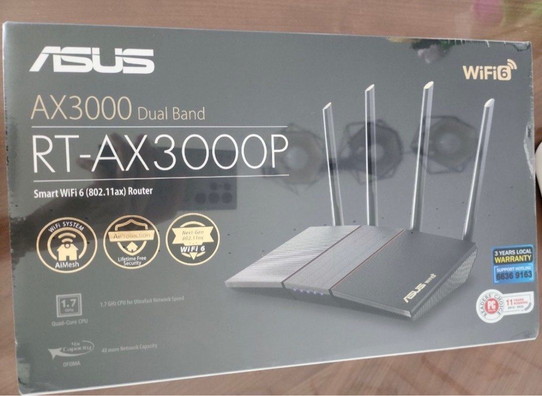 Asus Router RT- AX3000P, Computers & Tech, Parts & Accessories ...