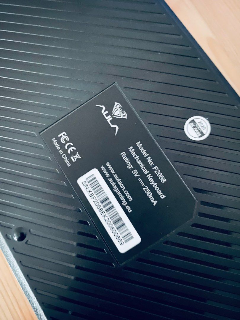 Aula Mechanical Keyboard F2058, Computers & Tech, Parts & Accessories ...