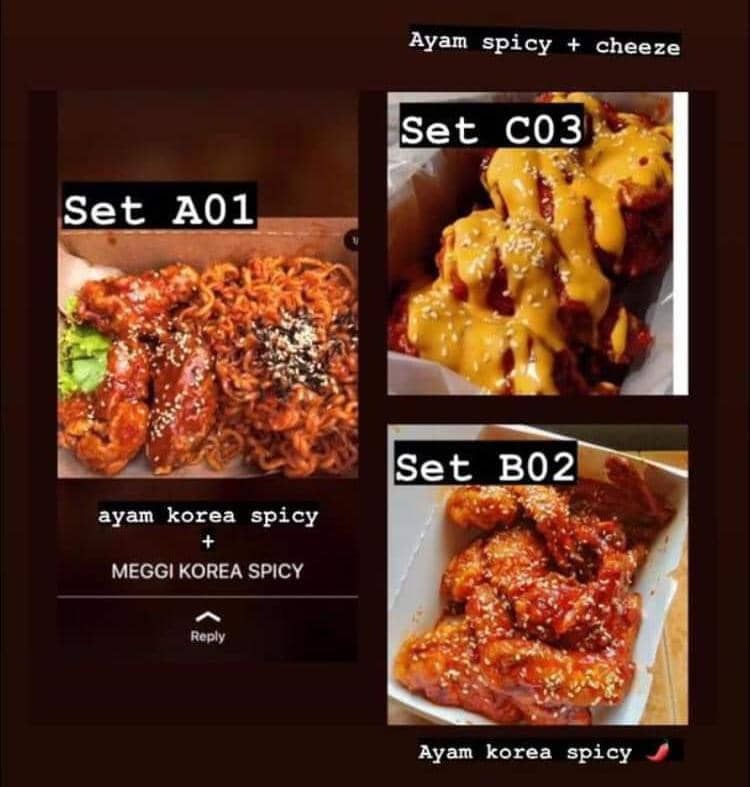 AYAM KOREA_6 KETUL_AYAM PEDAS, Food & Drinks, Local Eats on Carousell