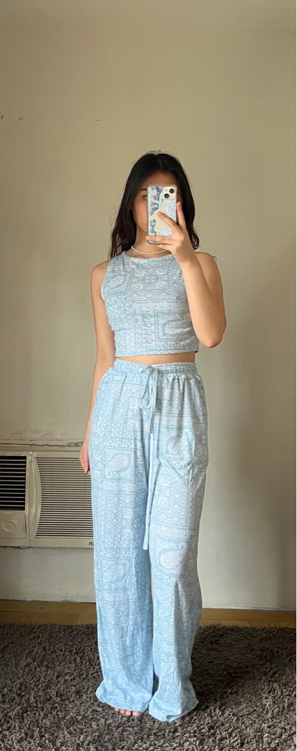Baby blue set, Women's Fashion, Dresses & Sets, Sets or Coordinates on ...