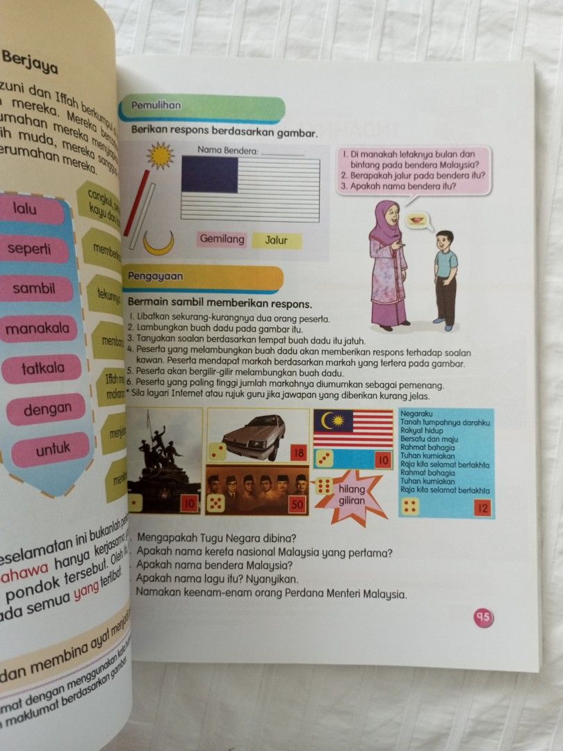 Bahasa Melayu Tahun 6 Sjk Kssr Kpm Buku Teks Textbook Dbp Hobbies