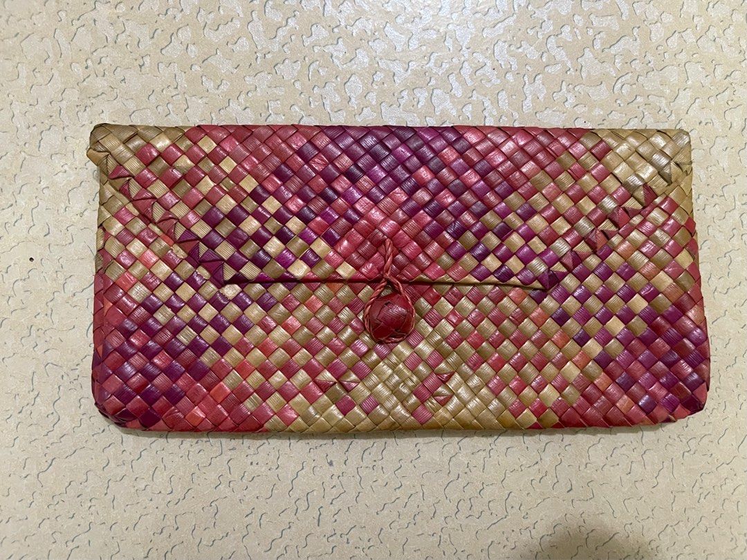 Banig Handwoven Sabutan Long Wallet #SweldoNa, Women's Fashion, Bags ...