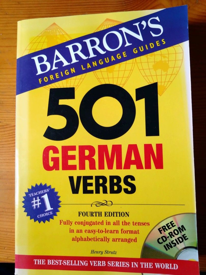 BARRON'S 501 GERMAN VERBS, 興趣及遊戲, 書本 & 文具, 書本及雜誌 - 補充練習 - Carousell