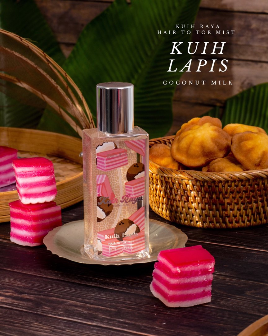 BeauTYRA Kuih Lapis Mist, Beauty & Personal Care, Fragrance ...