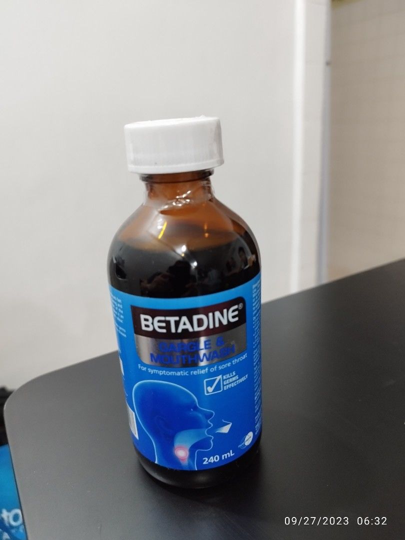 Betadine Gargle & Mouthwash, Beauty & Personal Care, Oral Care on Carousell