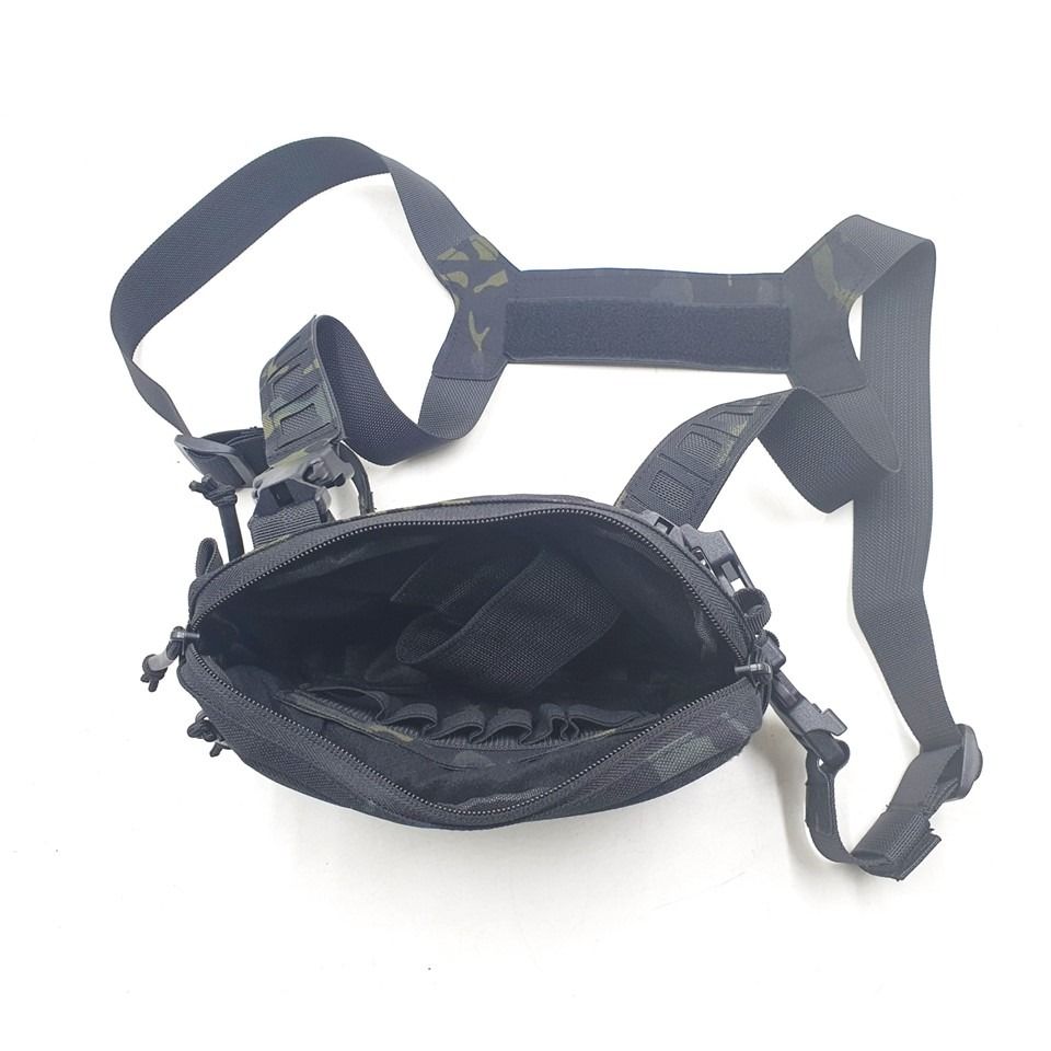 Black Camo Chest Rig Pouch #1710, Sports Equipment, Other Sports ...