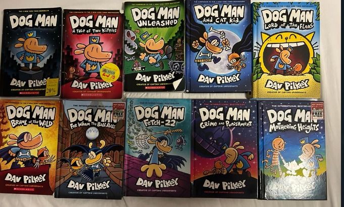 Book 1-10 of the Dog-Man comic series, Hobbies & Toys, Books ...