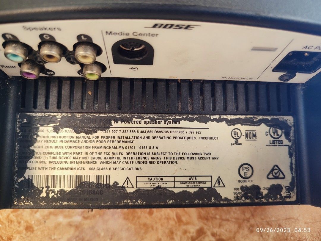 BOSE Sub woofer - Model PS28 Hi Powered Speaker System., TV & Home Appliances, Other Home ...