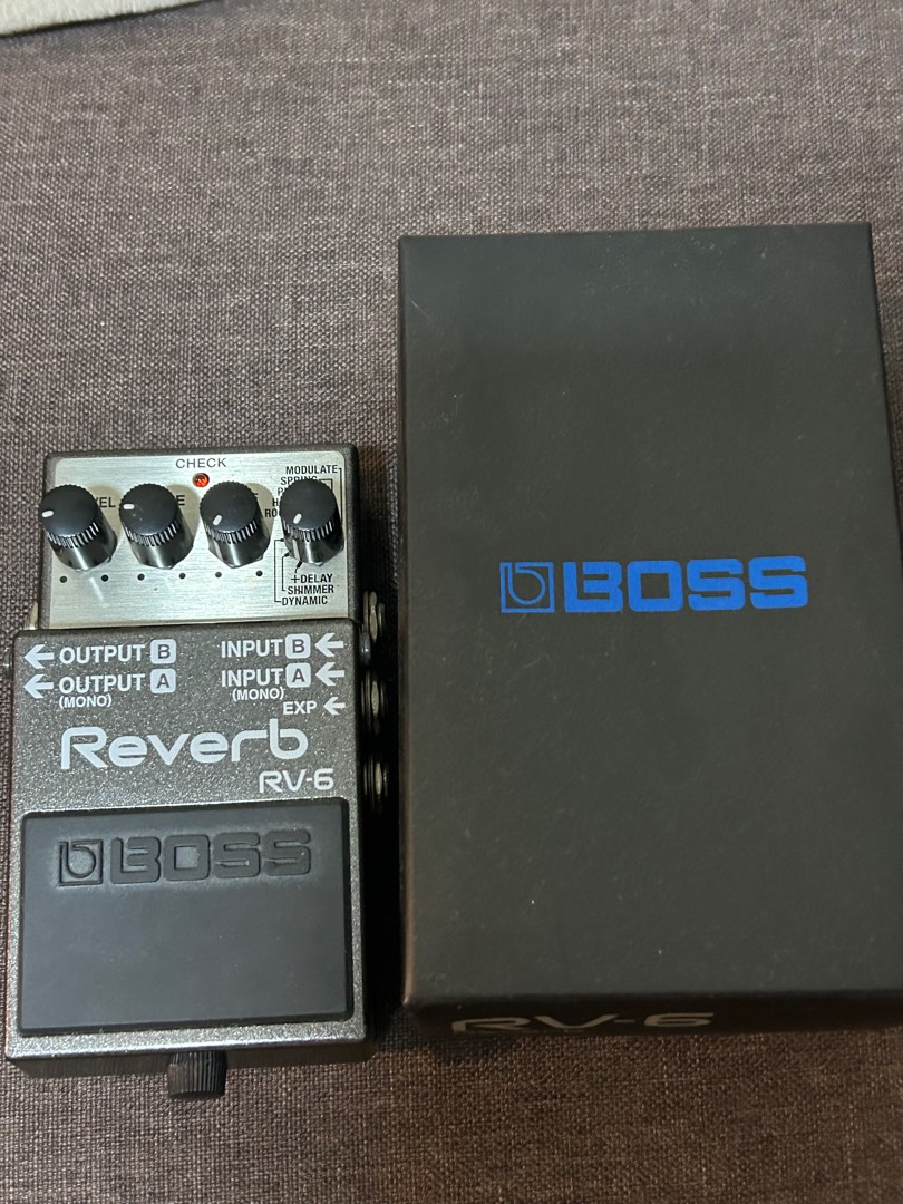 Boss rv-6 reverb, Hobbies & Toys, Music & Media, Musical Instruments on ...