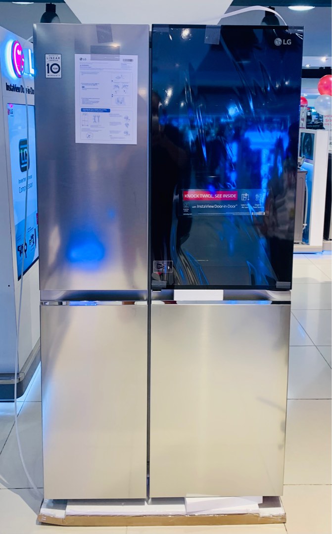 Brand New LG RVS-Q245NS 24.5 cu.ft. InstaView Door-In-Door Inverter ...