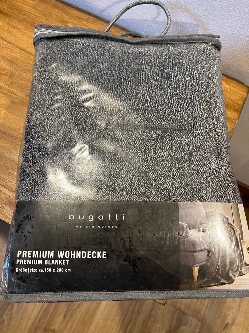 Bugatti premium blanket, Furniture & Home Living, Bedding & Towels on ...