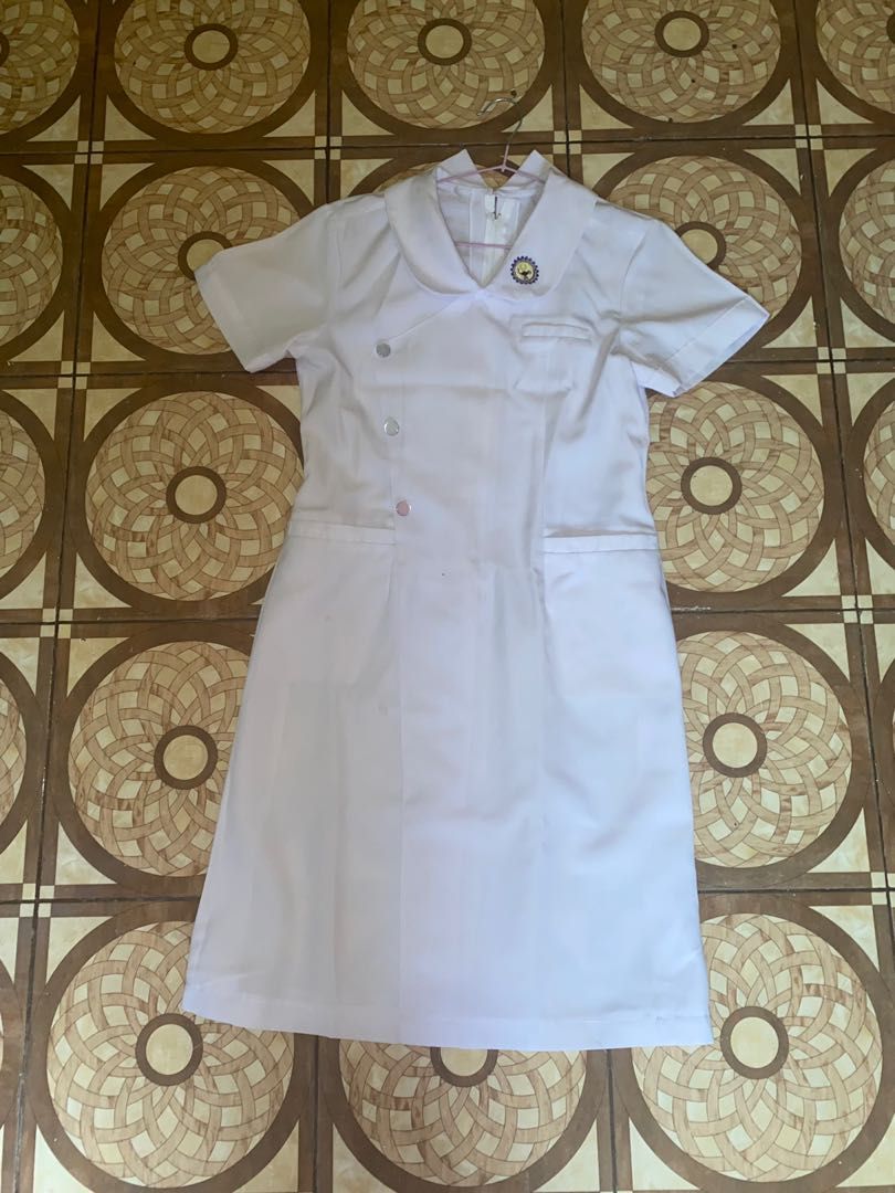 Bulsu Nursing Uniform! Second Hand, Women's Fashion, Dresses & Sets ...