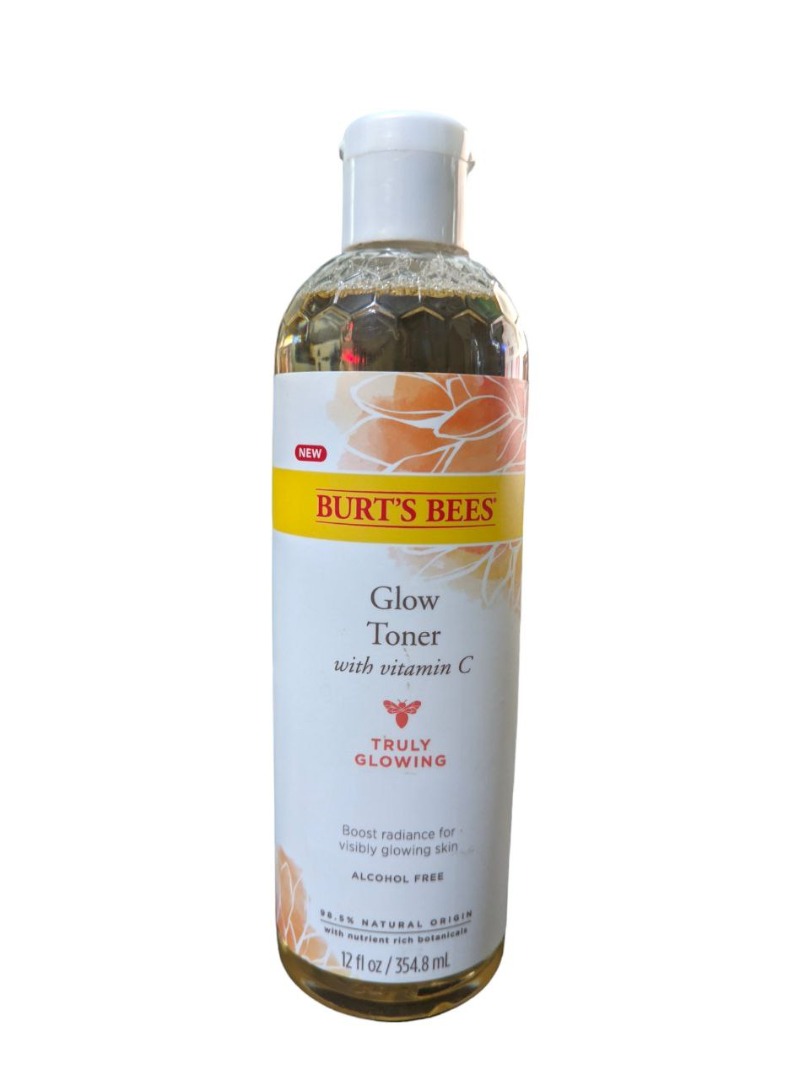 Burt's Bees Truly Glowing Hydrating Toner with Vitamin C, 98.8% Natural Origin 354.8mL, Beauty ...