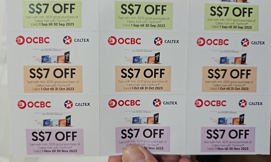 Caltex discount voucher, Tickets & Vouchers, Vouchers on Carousell