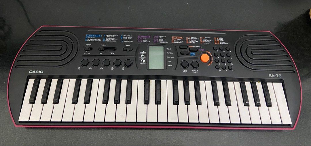 Casio Electronic Keyboard SA 78, Hobbies & Toys, Music & Media, Musical ...