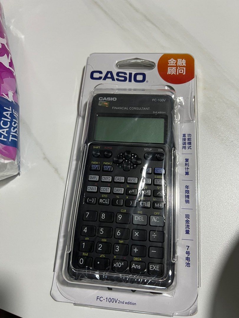 Casio FC-100V 2nd edition Financial Calculator, Computers & Tech ...