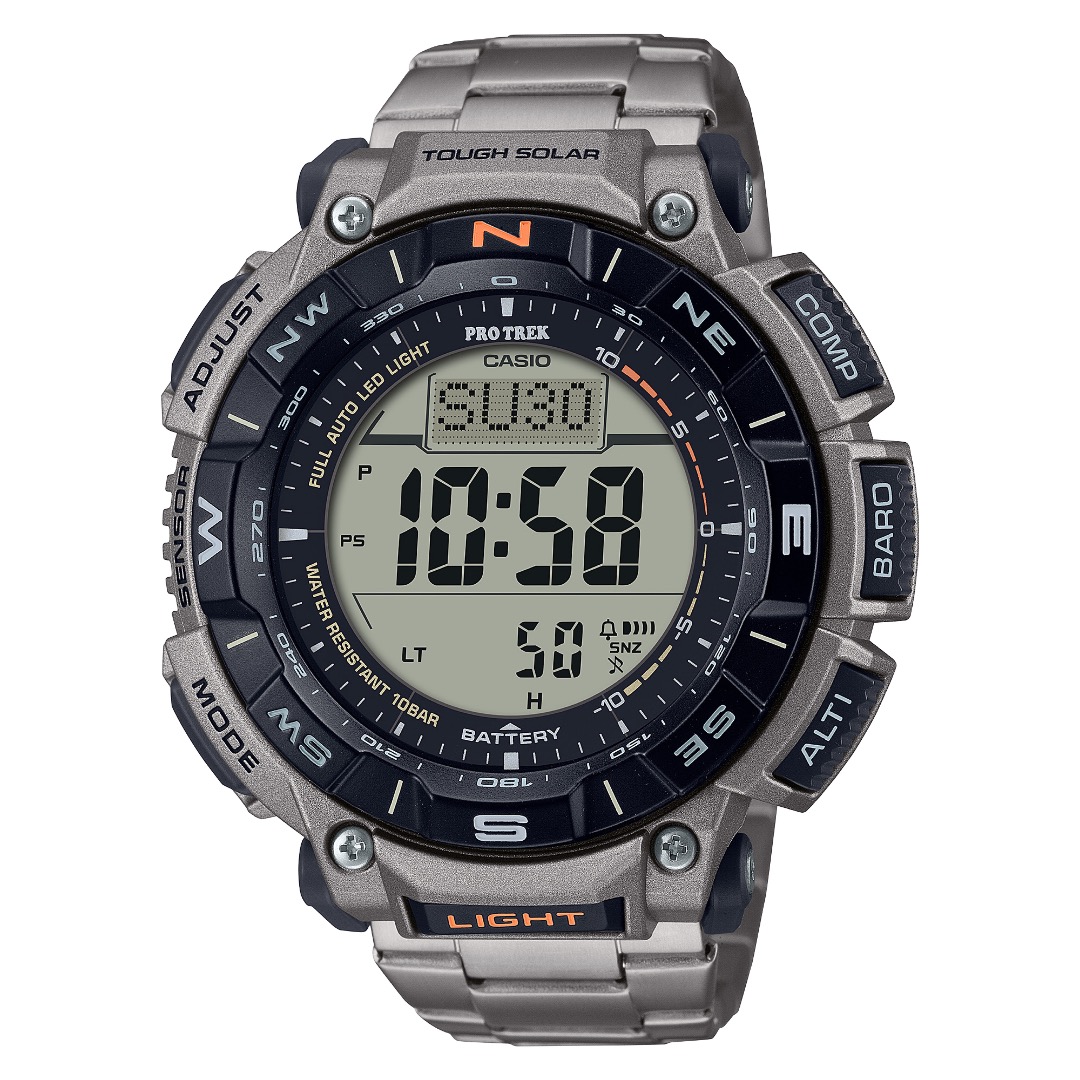CASIO PRO TREK PRG-340 series PRG-340T PRG-340T-7 TOUGH SOLAR 太陽能 三重感應器 ...