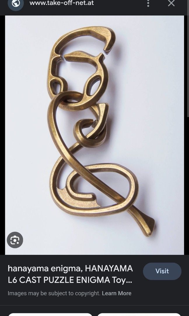 Cast Puzzle Cast Enigma Original Made in Japan, Hobbies & Toys ...