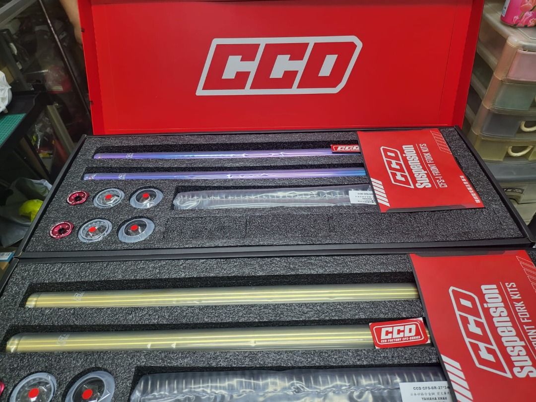 CCD FORK UPGRADE KIT-YAMAHA XMAX 300/250, Motorcycles, Motorcycle ...